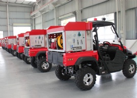 4-Wheels Fire Fighting Motorcycle