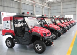 All Terrain Fire Fighting Motorcycle